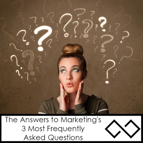 Answers to Marketing's 3 Most Frequently Asked Questions